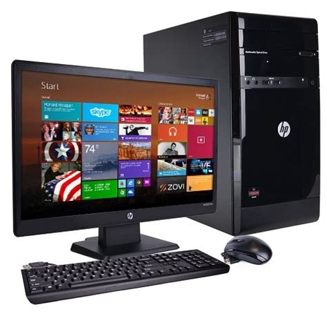 Hp P2 1343w Fusion Dual Core E2 1800 1 7ghz 6gb 1tb Dvd±rw W8 Desktop Pc