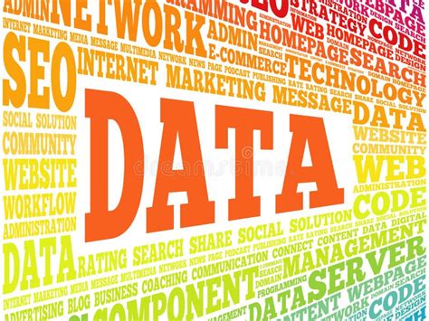 Big Data Word Cloud Stock Illustration Illustration Of Analytics