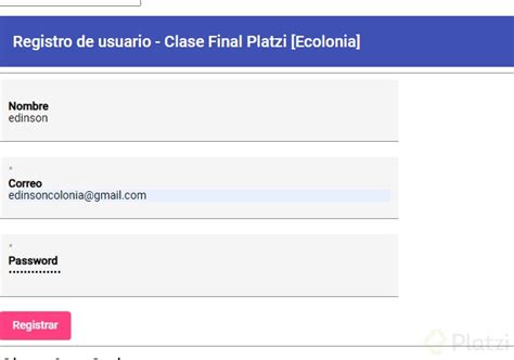 Cómo Crear Un Formulario En Angular Platzi