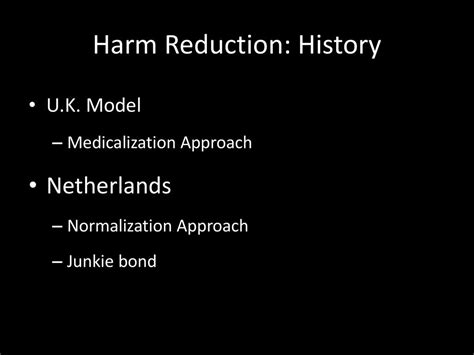 Harm Reduction History U K Model Medicalization Approach Netherlands