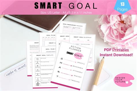 Smart Goals Template The Ultimate Goal Setting Guide W Examples Travel With Jeng