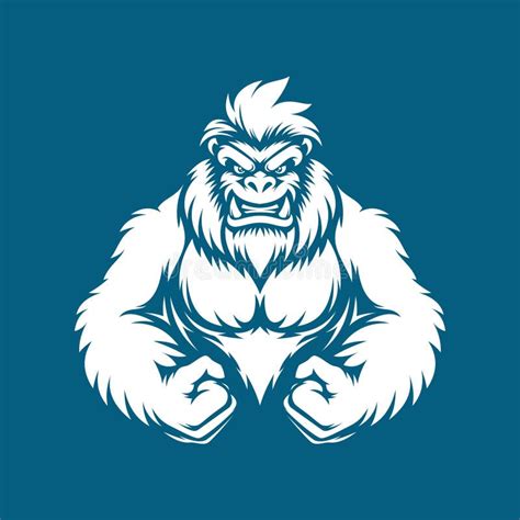 Yeti Mascot Logo Design Vector Illustration Stock Vector Illustration