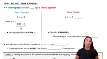 Solving Linear Equations Videos Study Materials Practice Pearson Channels