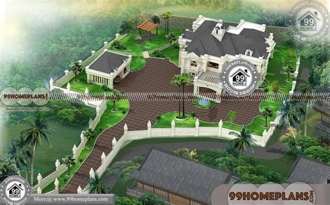 Bungalow Elevation 3d With Low Cost Veedu Plans 90 Floor Plans Free