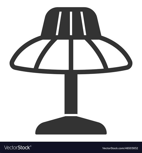 Table Lamp 1 Royalty Free Vector Image Vectorstock