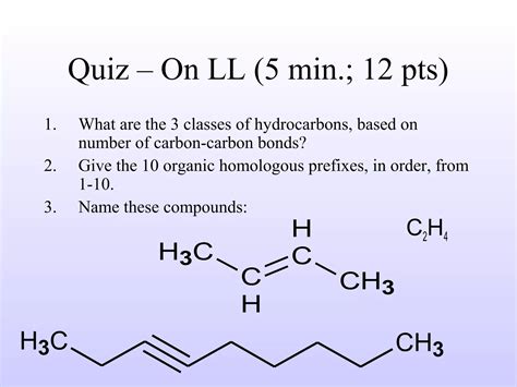 Hydrocarbon Nomenclature Ppt