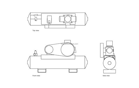 Refrigeration Compressor Cad Block At Vonda Carranza Blog