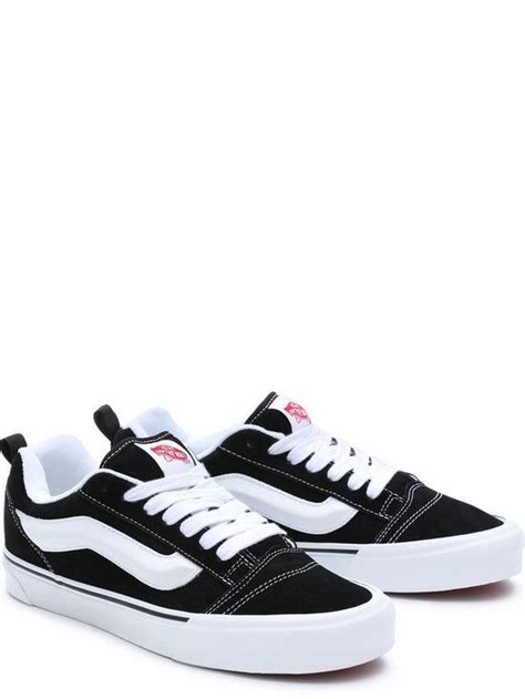 Vans Mens Knu Skool Trainers Blackwhite