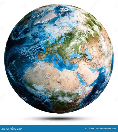 World Map Planet Earth Stock Illustration Illustration Of Shadow