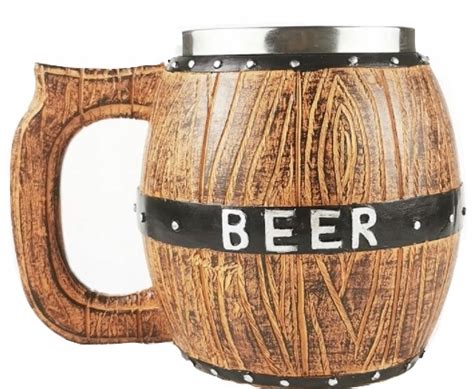 KUFEL KUBEK DREWNIANY BEER PREZENT DLA NIEGO MĘSKI 5903672274371