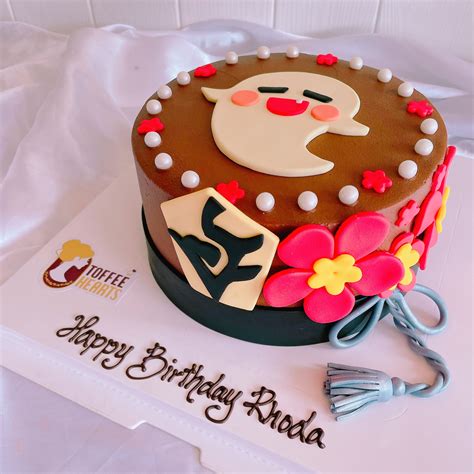 Cute Ghost Cake Toffee Hearts Confectionery