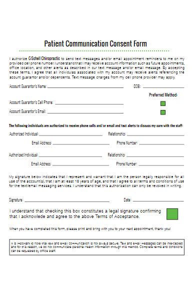 Free 50 Patient Consent Forms Download How To Create Guide Tips