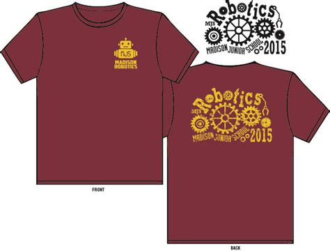 T Shirt Design For Robotics Club Robotics Shirt Robotics Club Robot