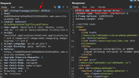 Portswigger Web Security Academy Sqli Lab 1 By Booruledie Medium