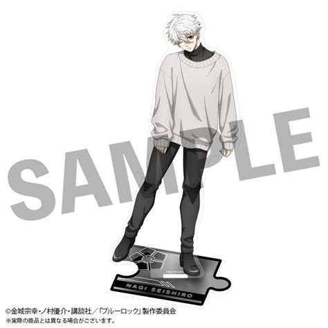 ブルーロック 描き下ろしアクリルスタンドvol2 ラウンドワン 私服ver 凪誠士郎｜アニメ・キャラクターコラボグッズのecならeeo