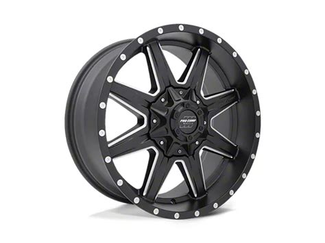 Pro Comp Wheels Titan Quick 8 Satin Black Milled 6 Lug Wheel 20x9 0mm
