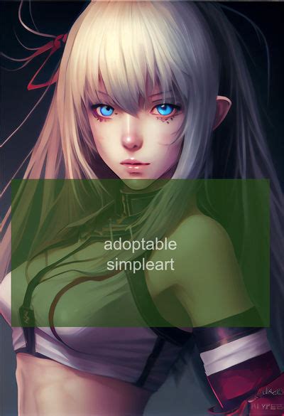 Anime Open Adopt By Adoptablessimpleart On Deviantart