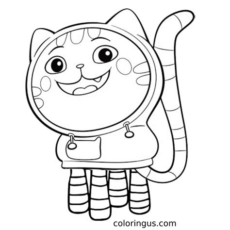 Gabby S Dollhouse Dj Catnip Coloring Page 7503 The Best Porn Website