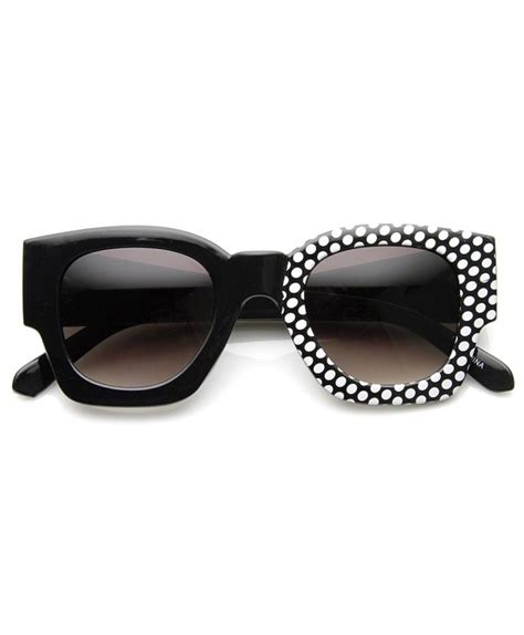 Black Oversized Square Glasses Thick Horn Rim Clear Lens Frame