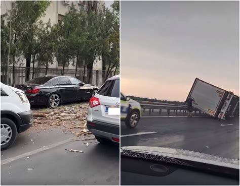 B365 O Furtună De O Oră A Smuls 8 Copaci și O Schelă în București A
