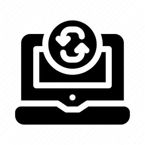 Data Backup Laptopdata Recoverycircular Arrowbackupdatabase Sharing Cloud Computing Icon