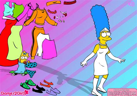 Marge Simpson Dress Up Play Online On Flash Museum 🕹️