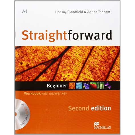 straightforward beginner second ed workbook with key cd