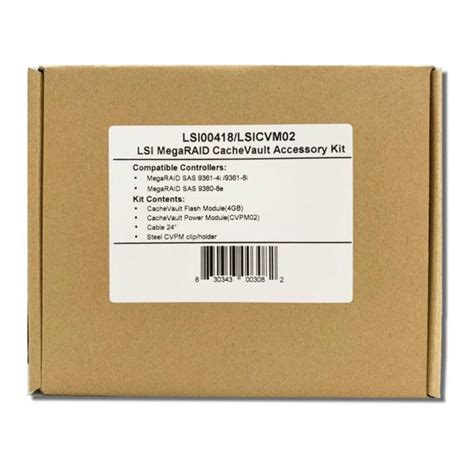 LSI LSICVM02 LSI00418 CacheVault Accessory Kit RackmountNet