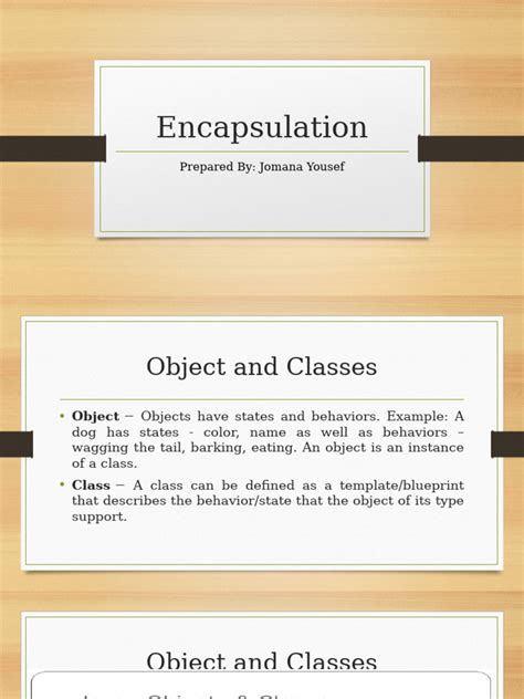 encapsulation pdf