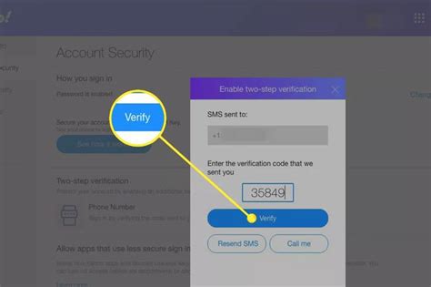 Protecting Your Yahoo Mail With Step Authentication