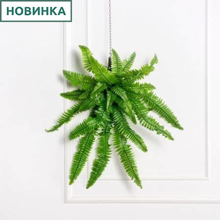 Купить искусственный папоротник (свисающий, в горшке) в интернет ...