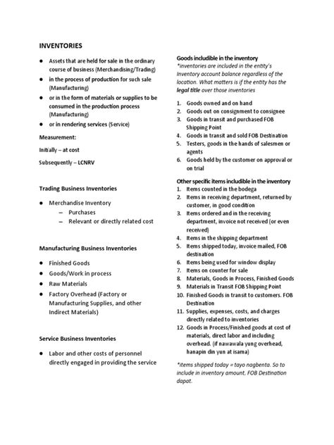 Accounting For Inventories A Comprehensive Guide To Measurement