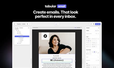 Tabular Email Full Stack Tools