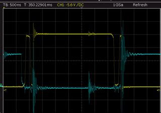 UCC False Turn ON And OFF Of VDS Waveform Of SWITCH A MOSFET In PSFB Topology Power