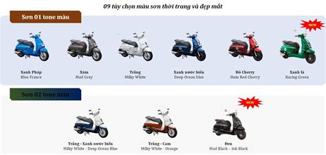 Màu xe Peugeot Django Xe Máy Peugeot Giá xe Peugeot