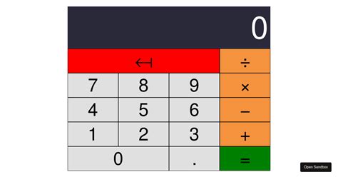Calculadora Codesandbox