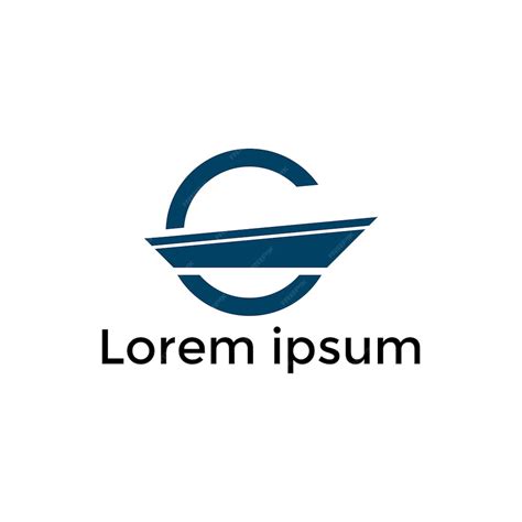 Logotipo Simples De Barco Com Design Vetorial De Modelo De ícone De