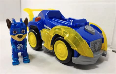 Paw Patrol Mighty Pups Super Paws Chase Figure W Deluxe Light Up