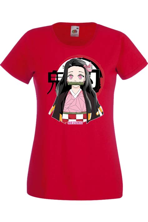 Дамска Тениска Anime Manga Tralala Demon Slayer Nezuko Kamado Tanjiro