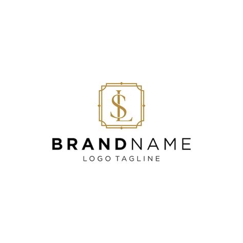 Premium Vector Initial Letter Sl Luxury Monogram Logo Design Vector