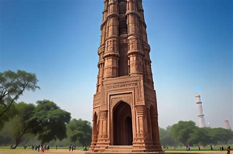 Premium Ai Image The Qutub Minar