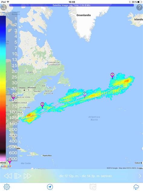 Greenapps&web | iRain, estimated precipitation data in your hand