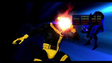 Umvc3 Cyclops Solo Combo 1 Youtube