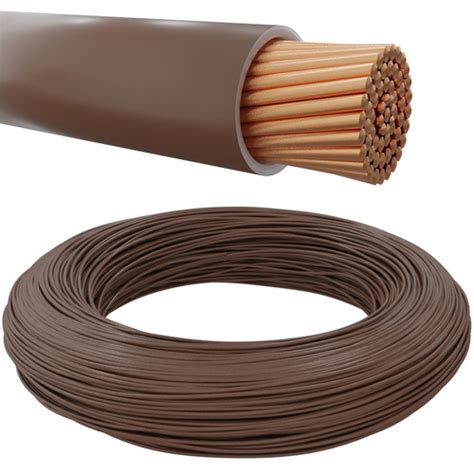 Przewód kabel linka LGY H07V K 1x2 5mm2 BRĄZOWY 1M Ogrzewanie