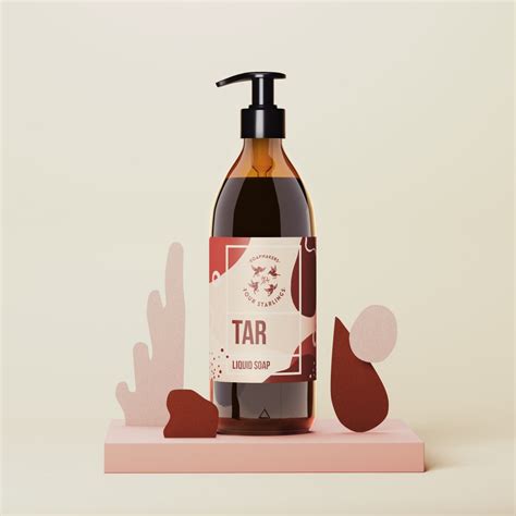 Birch Tar Natural Liquid Soap For Skin Problems 4 Starlings