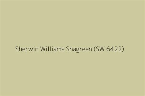 Sherwin Williams Shagreen Sw 6422 Color Hex Code