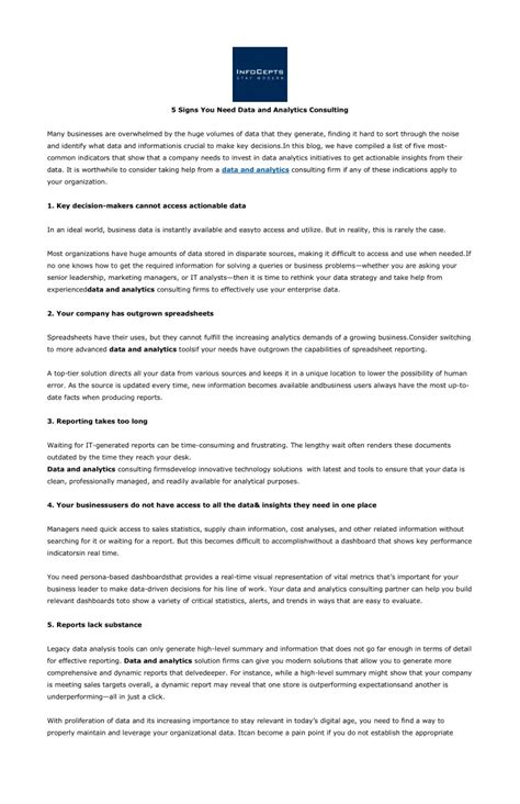 Ppt 5 Signs You Need Data Powerpoint Presentation Free Download Id11505137