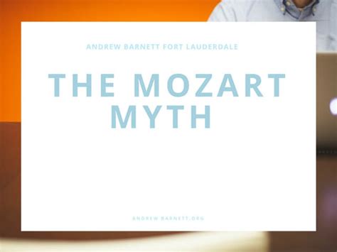 The Mozart Myth Ppt