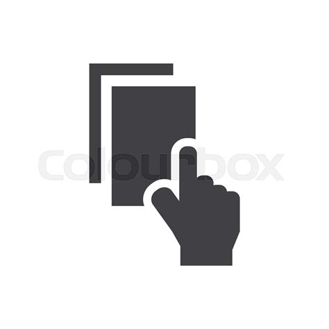 Pick Up Card Atm Symbol Icon Design Stock Vector Colourbox