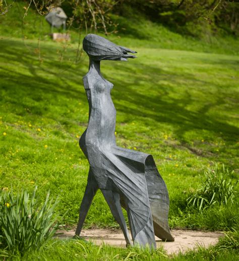 87 Famous Large Standing Abstract Wind Blows Life Size Modern Bronze